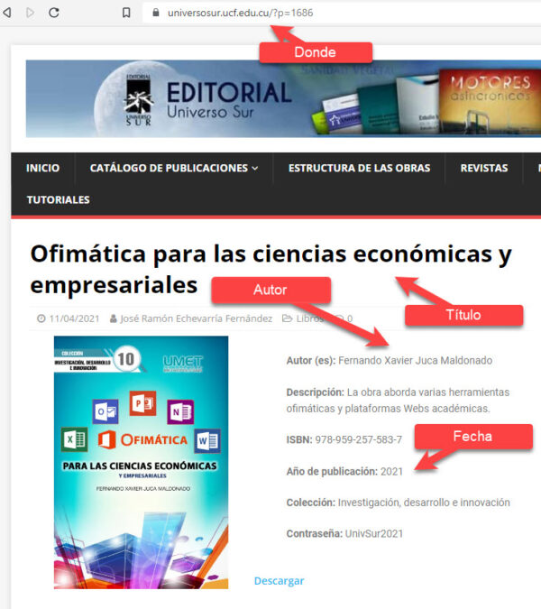 Citar y Referenciar en APA 7ma Edición Libros - Normas APA 7 ...