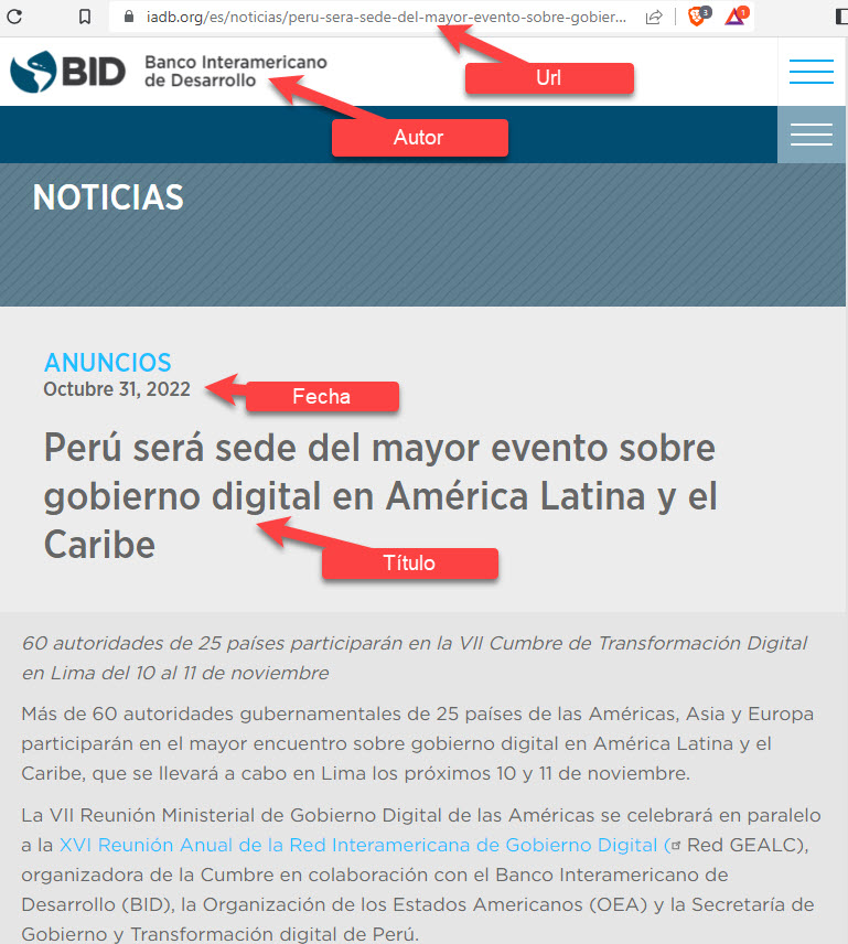 Cómo Citar Páginas Web en Normas APA 7: Guía Completa y Ejemplos ...